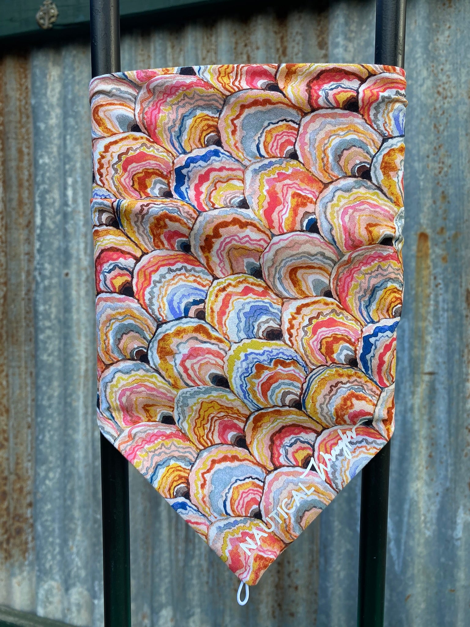Pastel Scallops Scarf | Nautical Wrangler