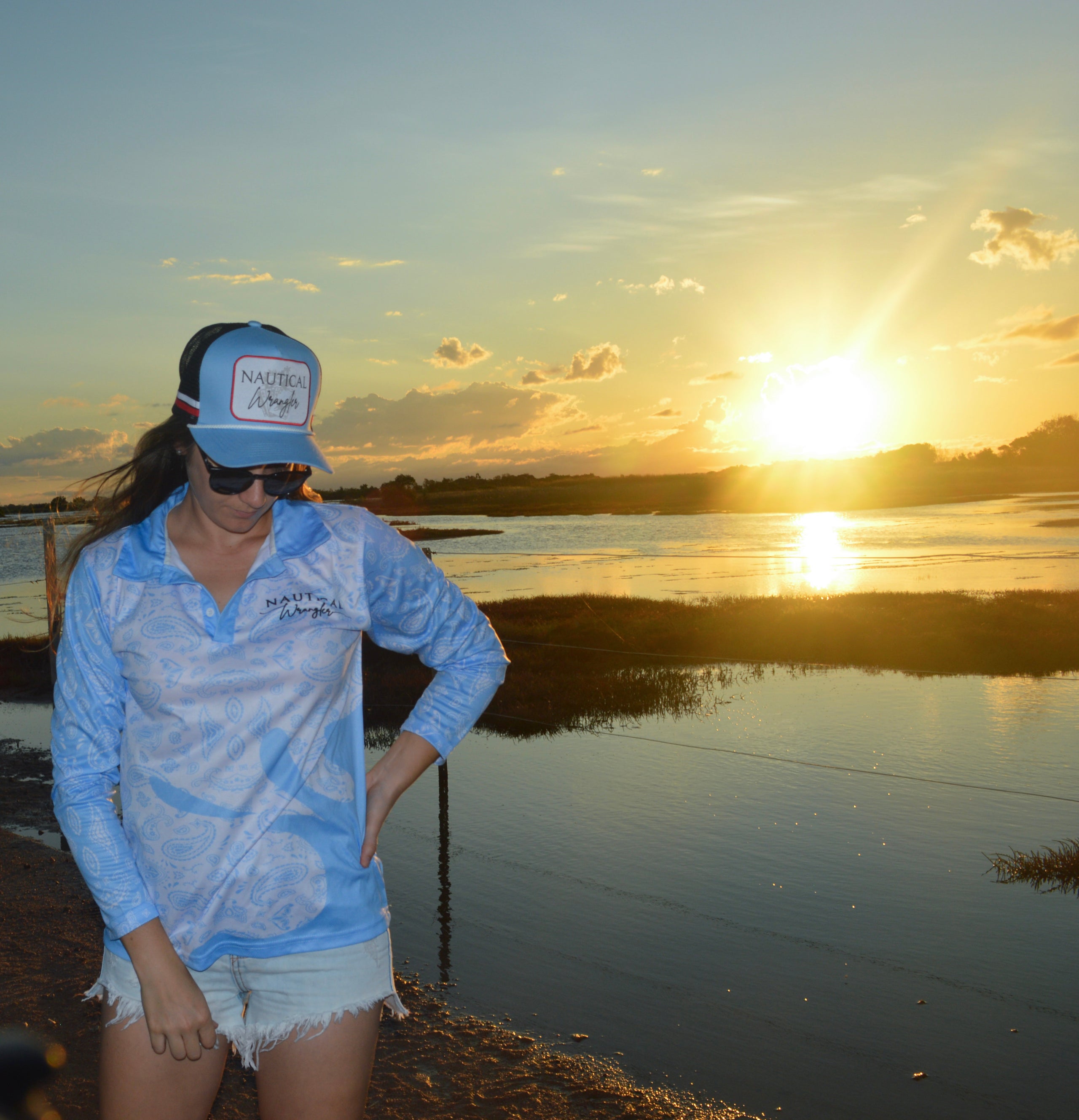 Paisley Fishing Shirt - Adult | Nautical Wrangler